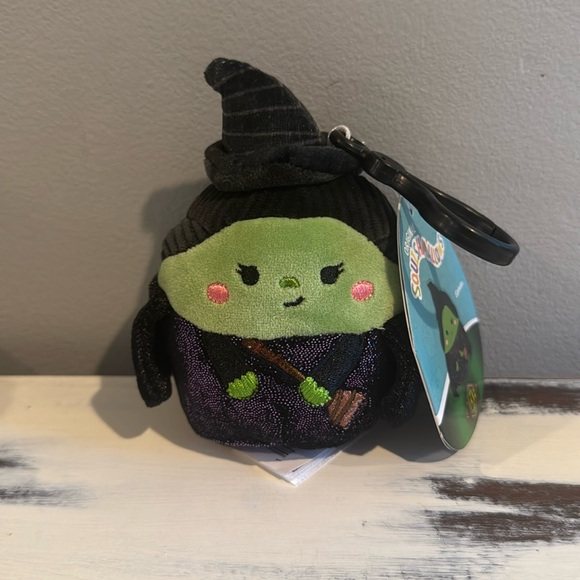 Squishmallows | Accessories | Nwt Wicked Elphaba Bag Clip | Poshmark